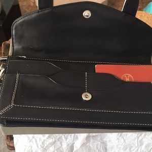 Cole Haan | Bags | Nwt Cole Haan Large Trinity Wallet In Box Black ...